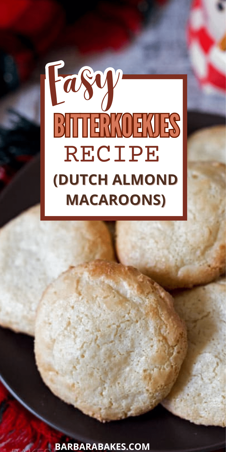 Bitterkoekjes Recipe {Dutch Almond Macaroons}- Barbara Bakes™