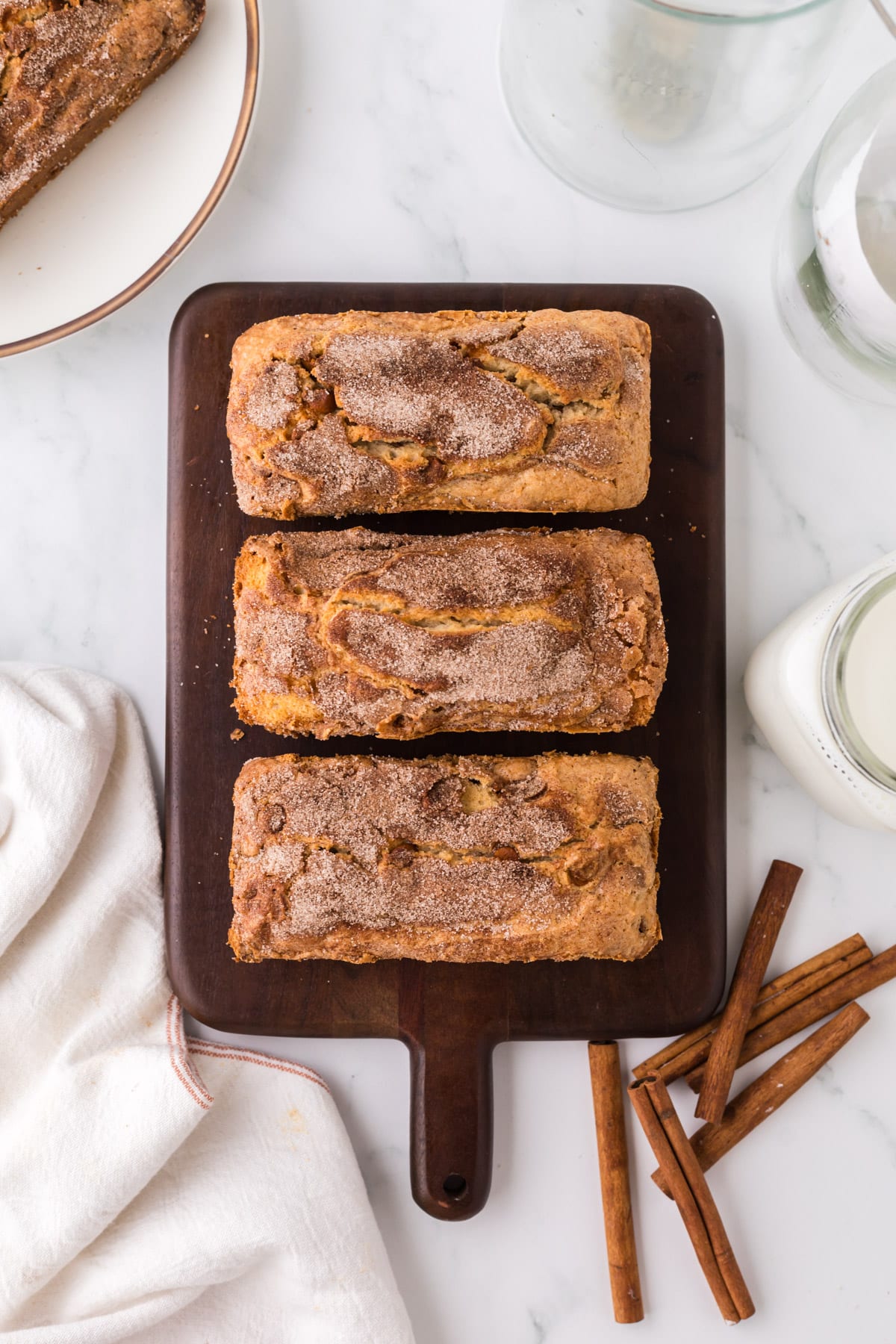 Snickerdoodle Bread with Cinnamon Chips - Barbara Bakes™