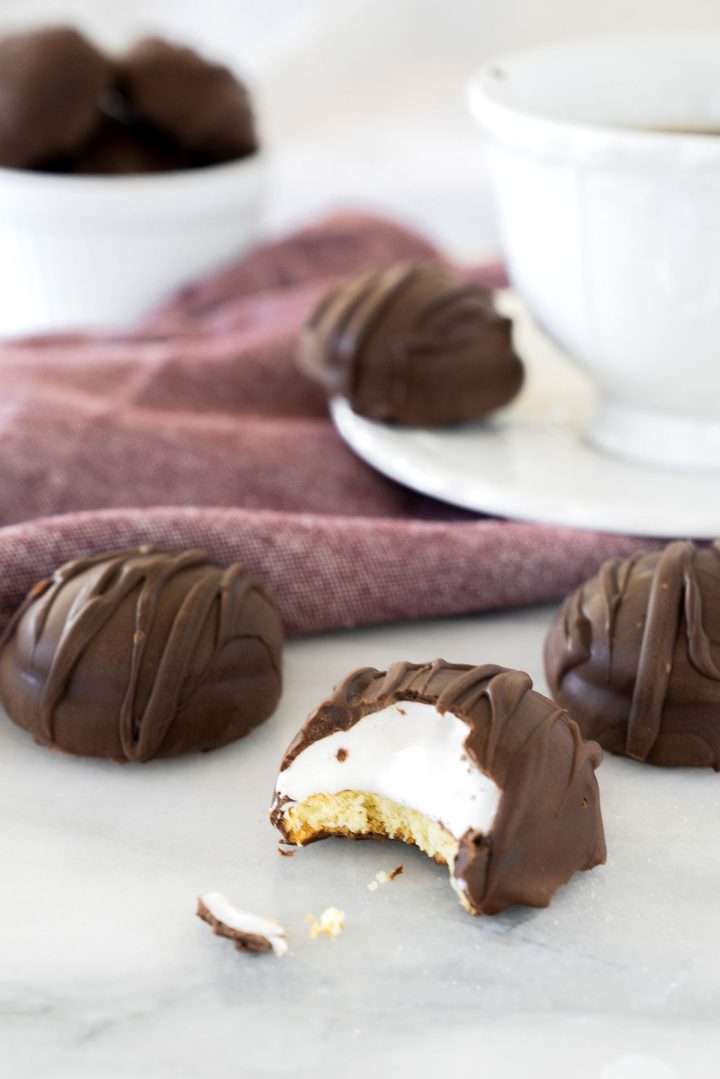 Chocolate Covered Marshmallow Cookies - Barbara Bakes™