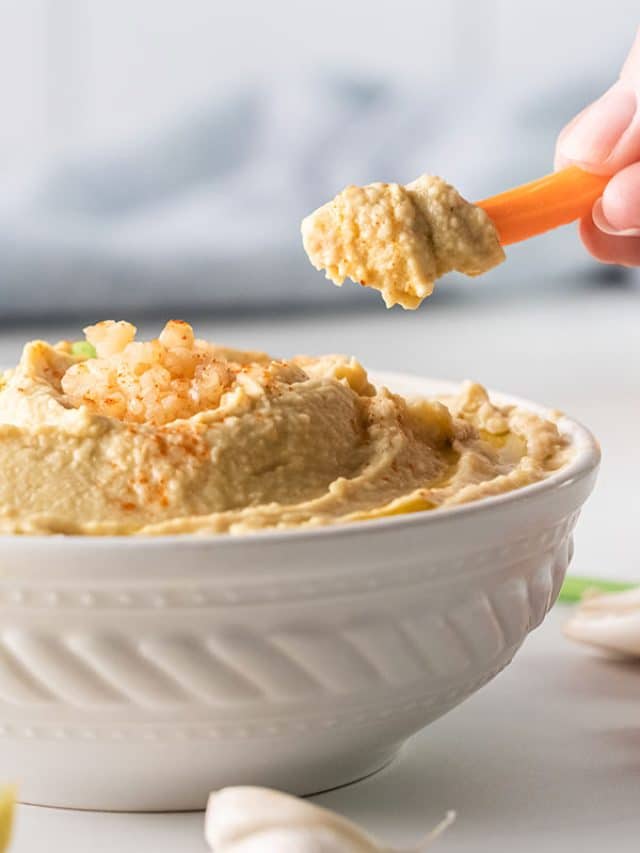 Easy Lemon Garlic Hummus - Barbara Bakes™