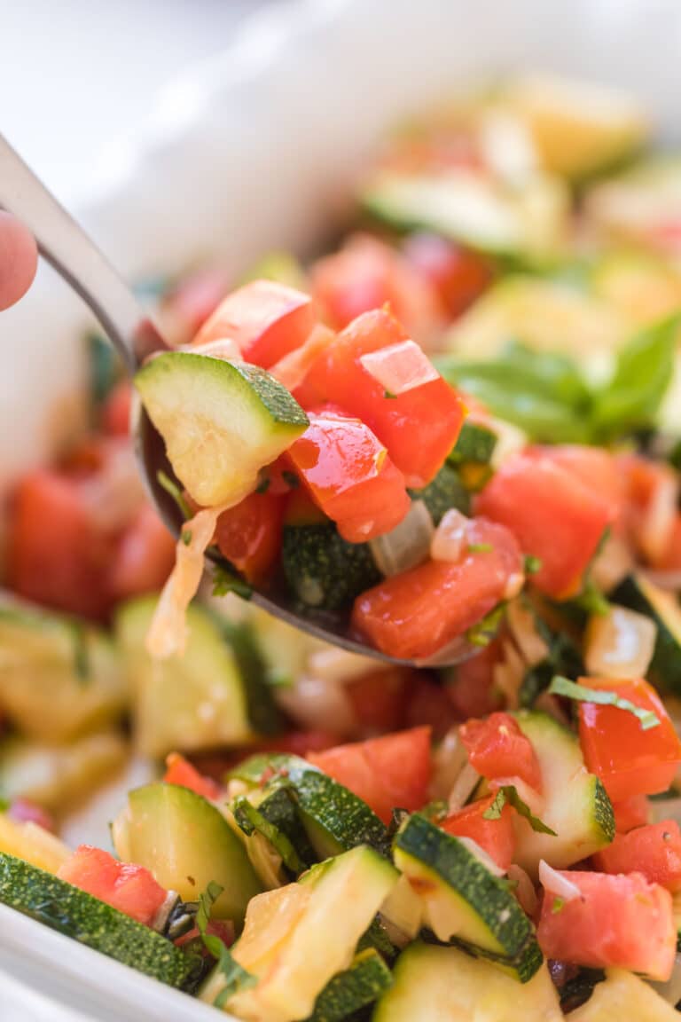 Sautéed Zucchini And Tomatoes: Easy Zucchini Side Dish - Barbara Bakes™