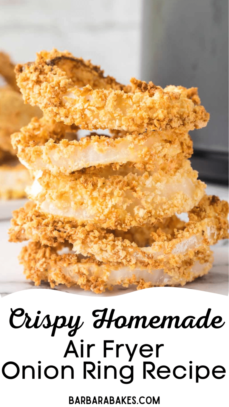 Crispy Air Fryer Onion Ring Recipe - Barbara Bakes™