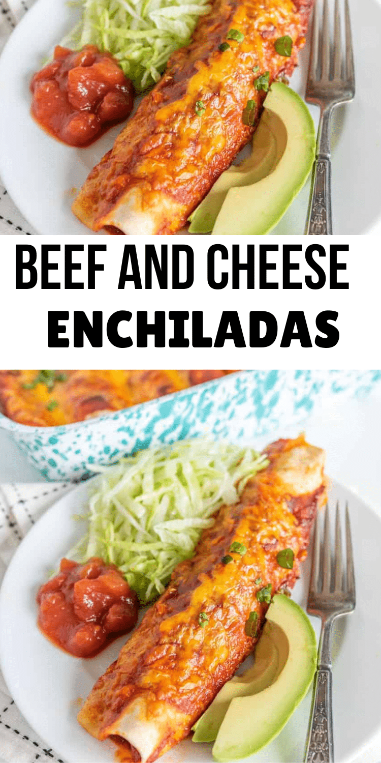 Easy Beef And Cheese Enchiladas