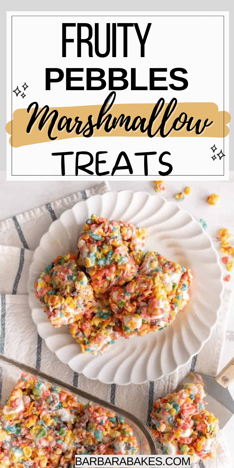 Homemade Fruity Pebbles Treats Recipe - Barbara Bakes™