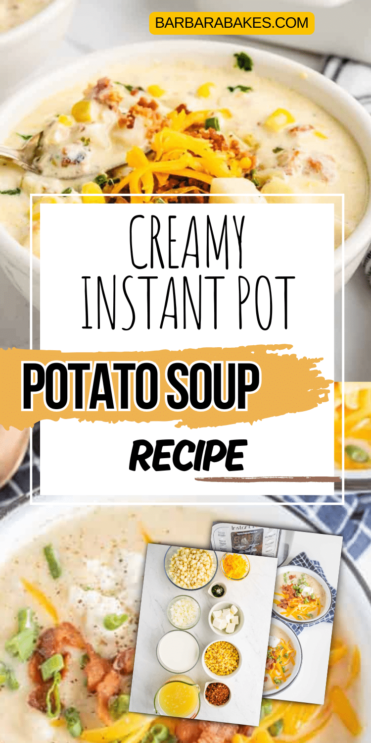 Creamy Instant Pot Potato Soup Recipe - Barbara Bakes™