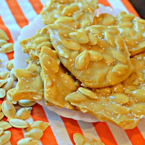 Crunchy, Salty-Sweet Pumpkin Seed Brittle Recipe - Barbara Bakes™