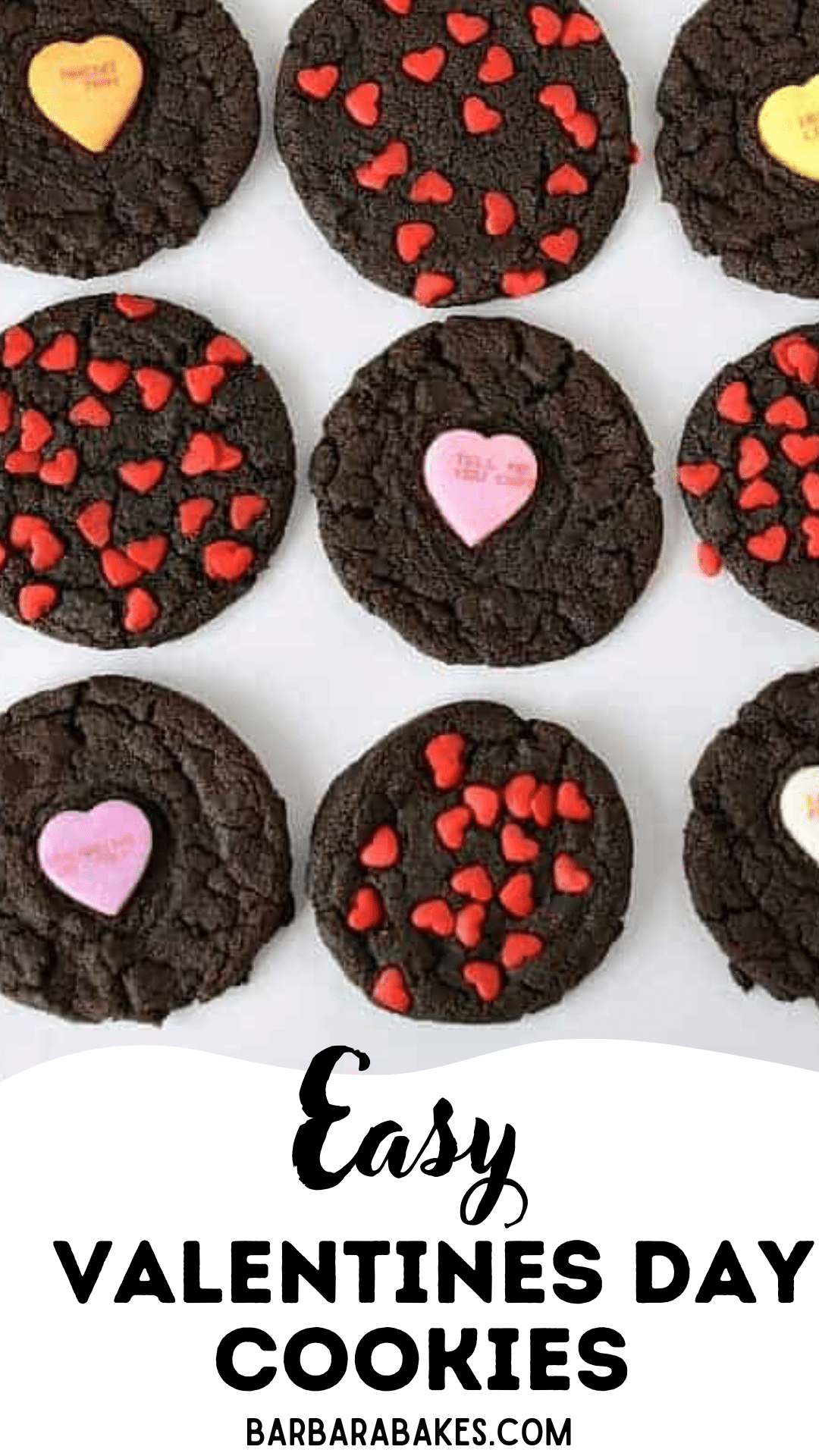 Simple Decorated Valentine Day Cookies - Barbara Bakes™